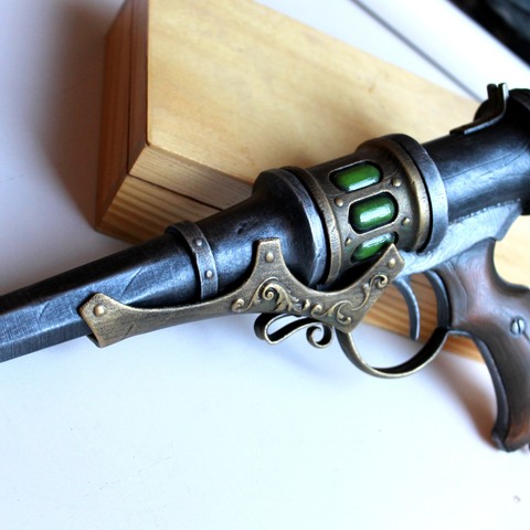 Download OBJ file steampunk energy gun • 3D printable design ・ Cults
