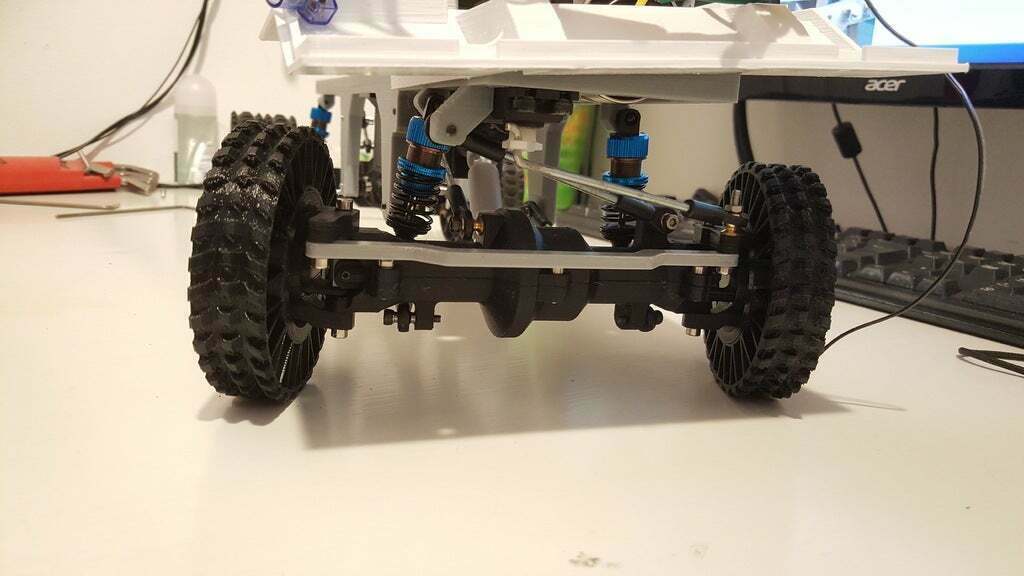 STL file 3D printed RC truck V3: Stock Frame・3D printing model to ...