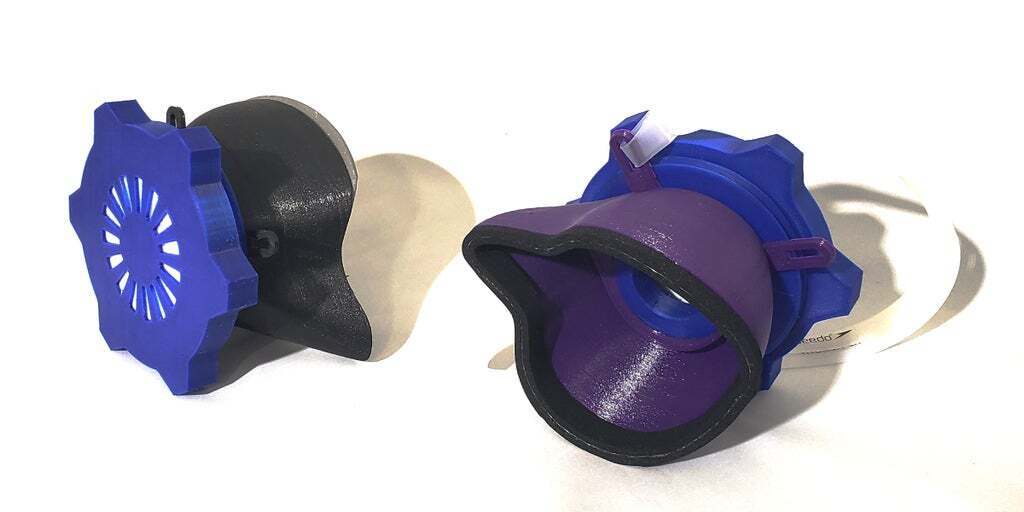Free STL file Modular Respirator/Mask 😷・Template to download and 3D ...