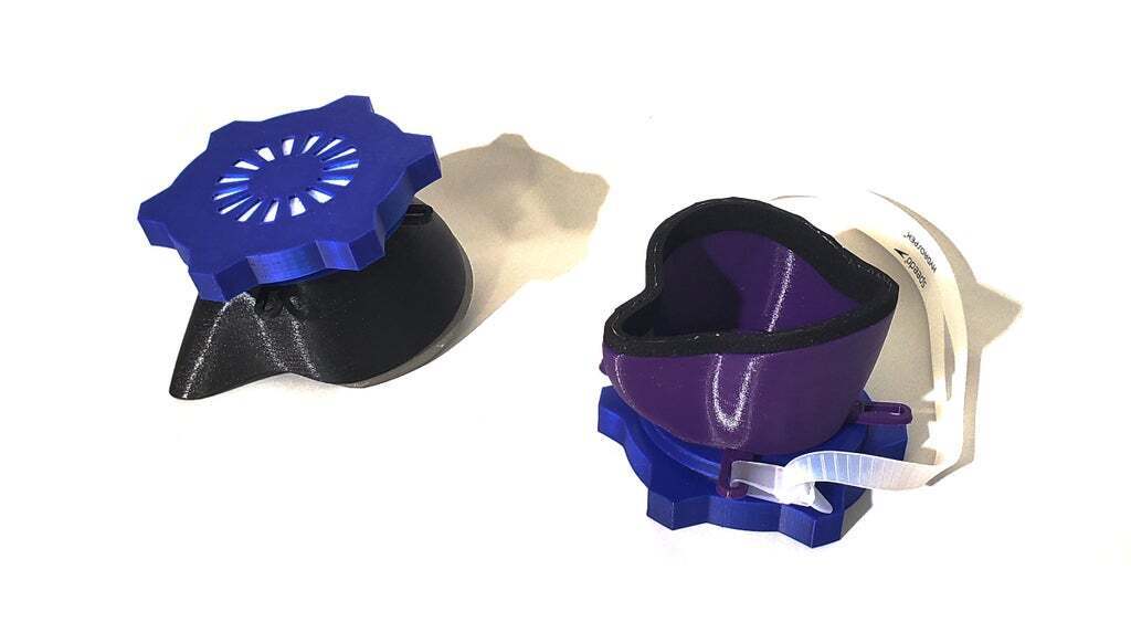 Free STL file Modular Respirator/Mask 😷・Template to download and 3D ...