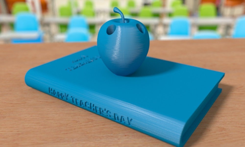 Free STL file Happy Teacher's Day 🎁・3D printing design to download・Cults