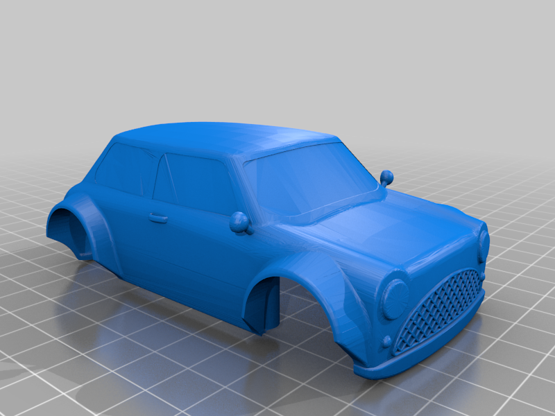 Free STL file Austin Rover Mini Slot car 1/32 🚗・3D print design to ...