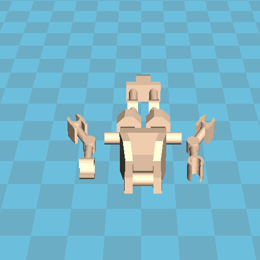 Free STL file Corps android battle AB1 sans tete・3D printer model to ...