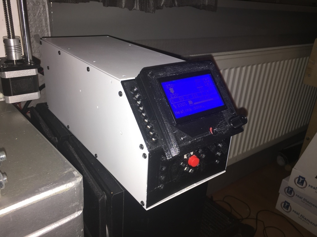 Free 3D file 3D Printer Electronics Enclosure (Pi, MOSFET, PSU, RAMPS ...