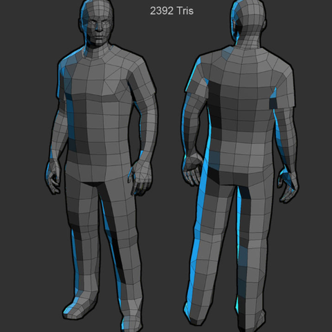 Download STL file human • 3D printing object ・ Cults