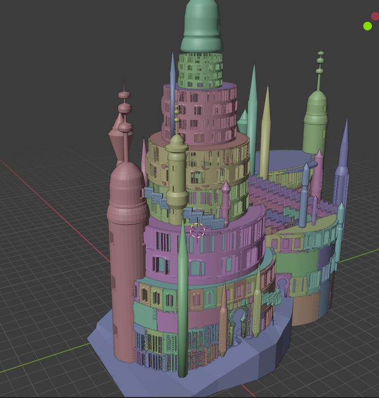 Free STL file Fantasy Castle 🏰・3D print design to download・Cults