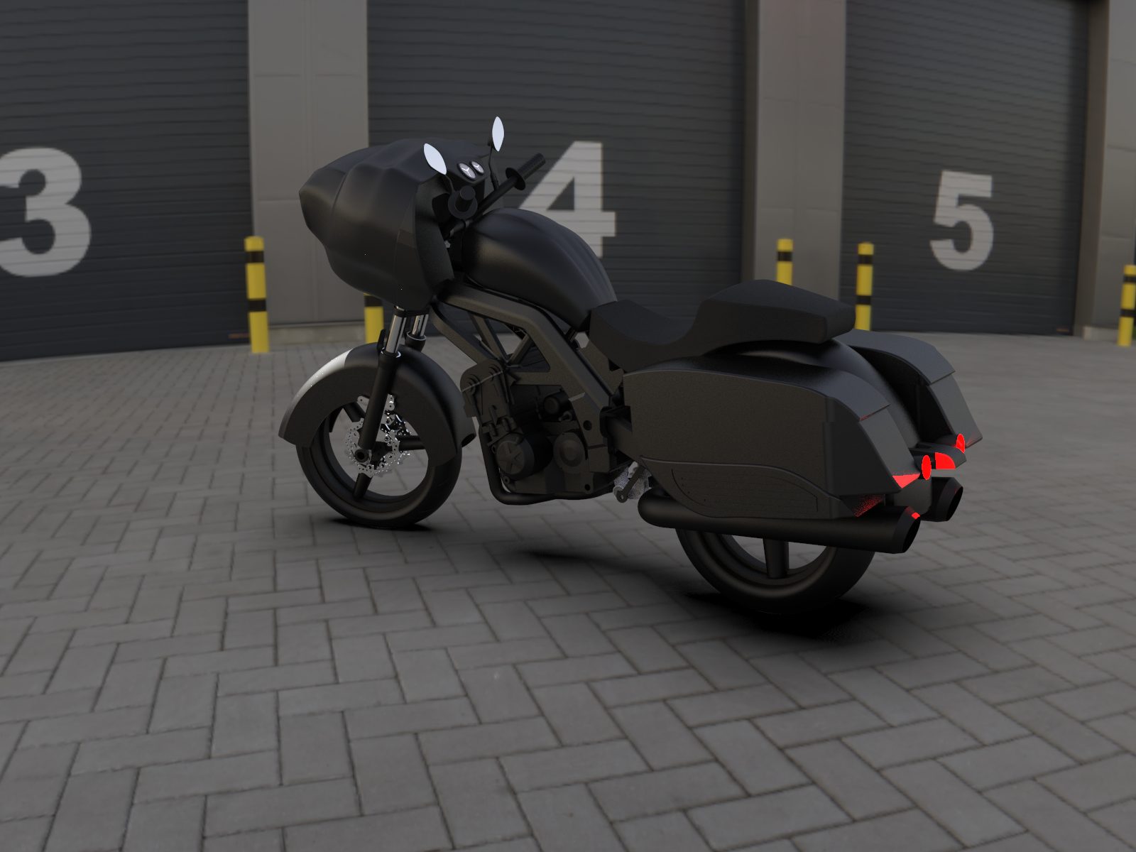 Free STL file MOTORCYCLE・3D printing idea to download・Cults
