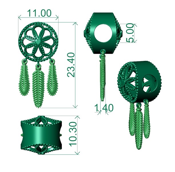 STL file Bracelet charms・Model to download and 3D print・Cults