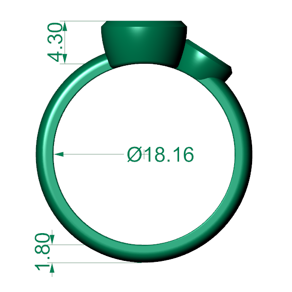 STL file Ring・3D print model to download・Cults