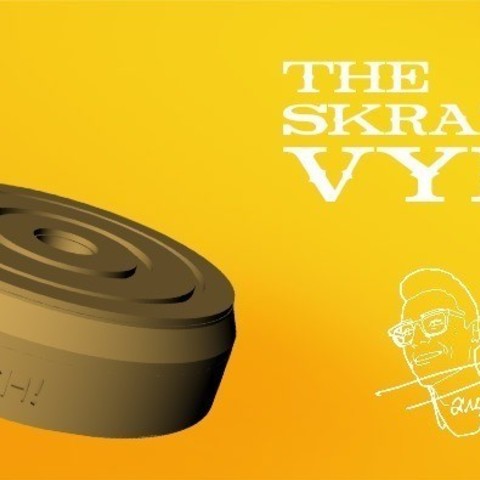 Download free STL file THE SKRATCH - Mini Turntable for Scratching ...