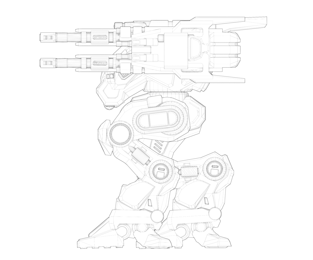 STL file Defiler - Assault Mech - Sniper/Support 🎲・3D print model to ...