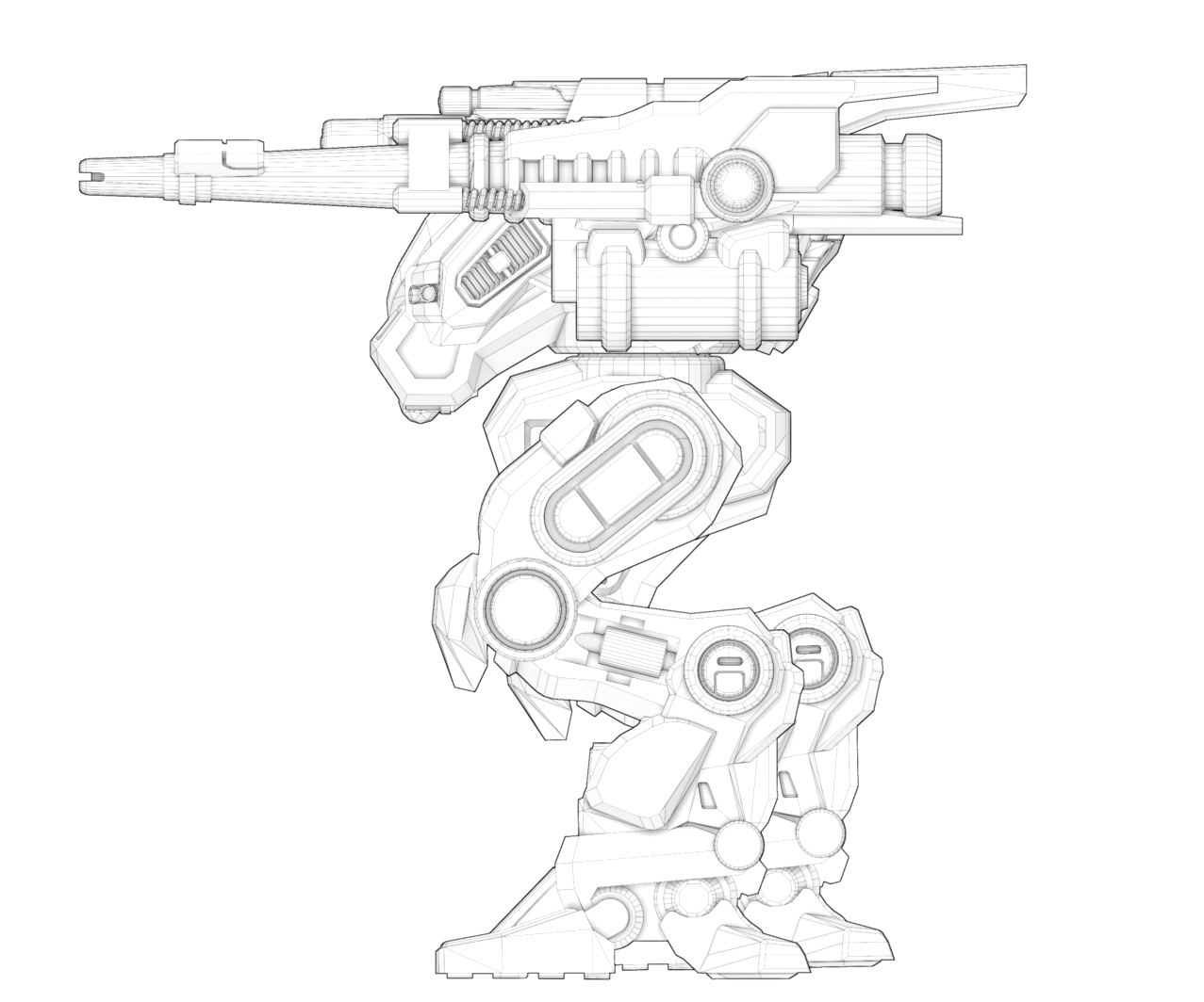 STL file Defiler - Assault Mech - Sniper/Support 🎲・3D print model to ...