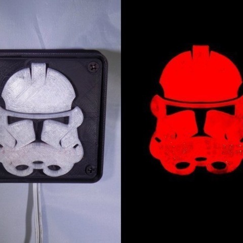 Download free 3D model StormTrooper LED Light/Nightlight ・ Cults