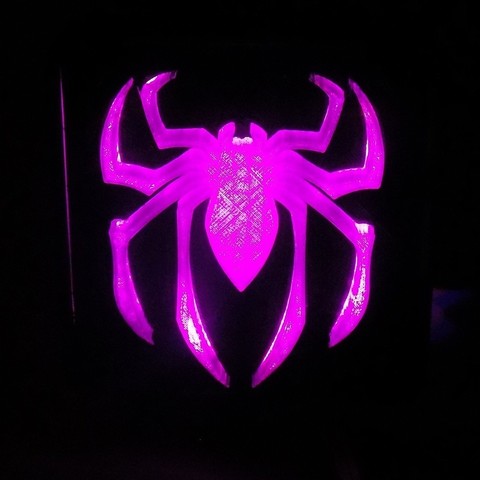 Download free STL file SPIDERMAN LED Light/Nightlight • 3D print design ...