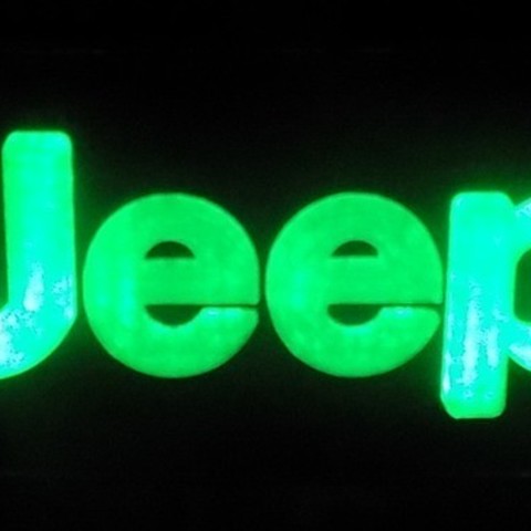 Download free STL file Jeep Emblem LED Light/Nightlight • Model to 3D ...