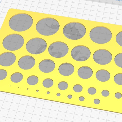 Download STL file Stencil Circle Template • 3D printable design ・ Cults