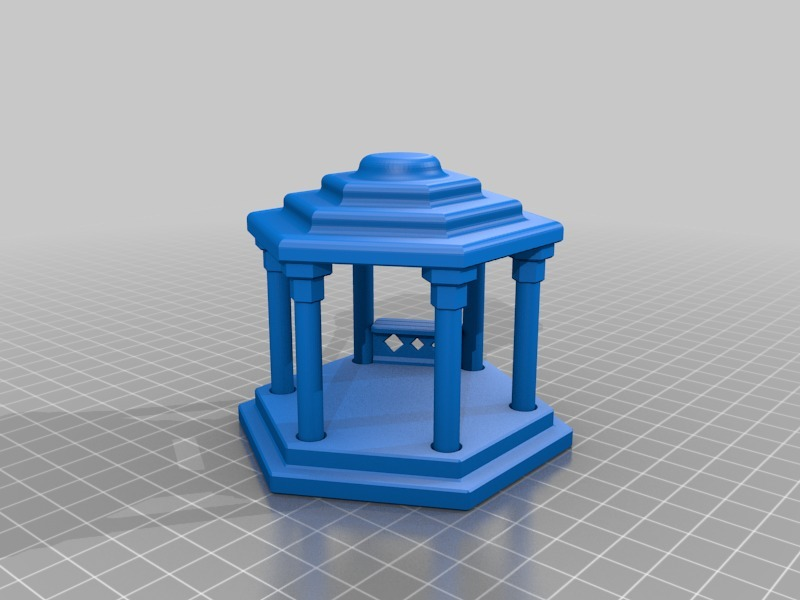 Free 3D file Fairy Garden Gazebo・3D printing template to download・Cults