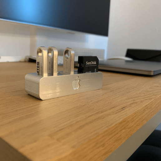 3D printed Usb storage Apple ・ Cults