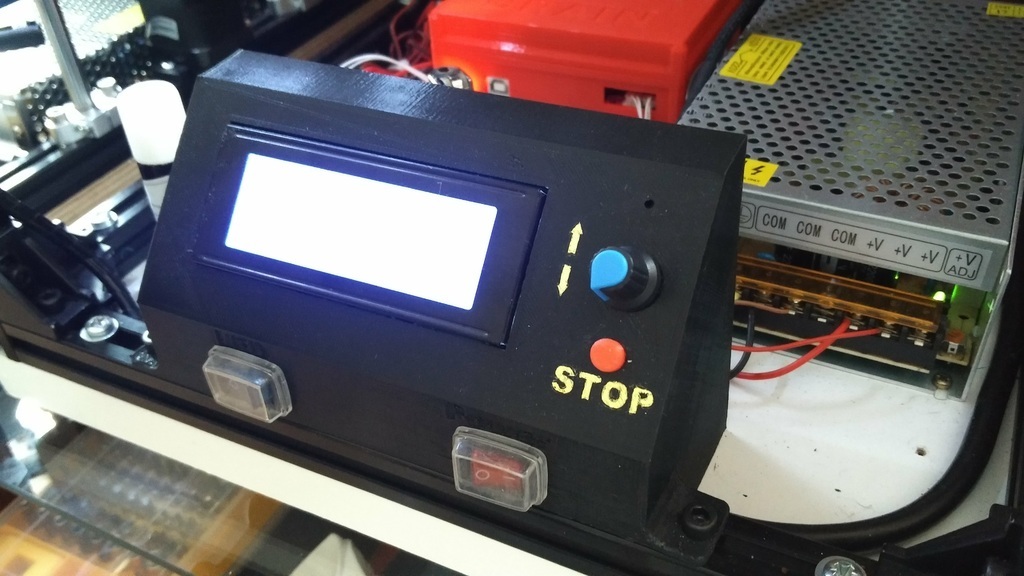 Free 3D file LCD Case Control Panel・3D print model to download・Cults