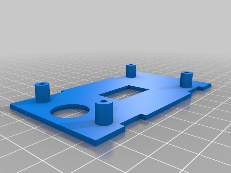 Free 3D file Base plate for leightweight Pan Tilt・3D printable model to ...