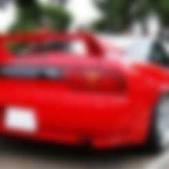 Download STL file Kouki / Type X spoiler for Nissan s13 200sx 240sx ...