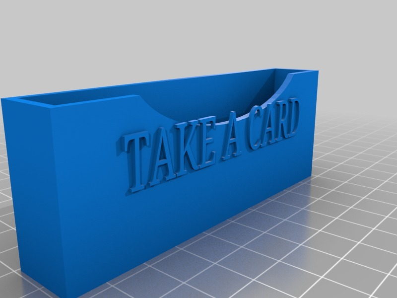 Free STL file the HAND Business Card Holder・3D print model to download ...