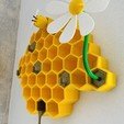 Download STL file Bee Keys holder • 3D printing model ・ Cults