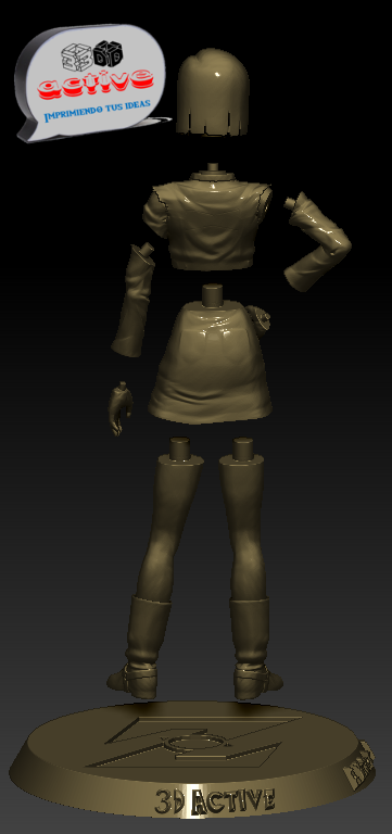 Free STL file Dragon Ball Z - Android No. 18・3D printable model to ...