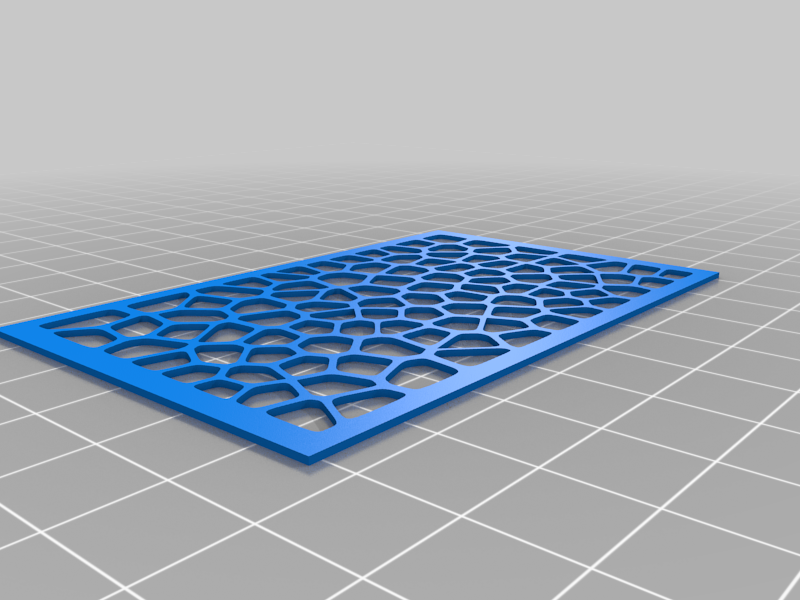 Free 3D file Voronoi Visit Card・3D printer design to download・Cults