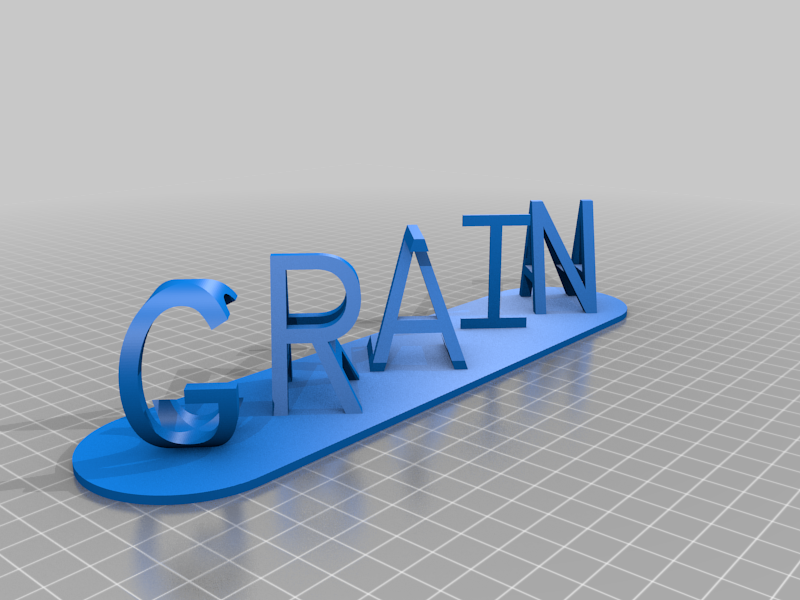 Free 3D file CAZA GRAIN・3D printer design to download・Cults