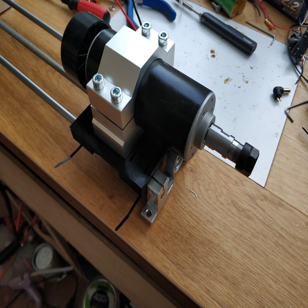 Free 3D file Z Carriage for a 52mm spindle motor 🔧・3D printer design to ...