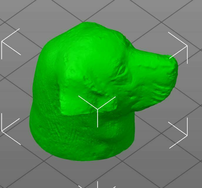 Free 3D file DOG HEAD・3D printing template to download・Cults