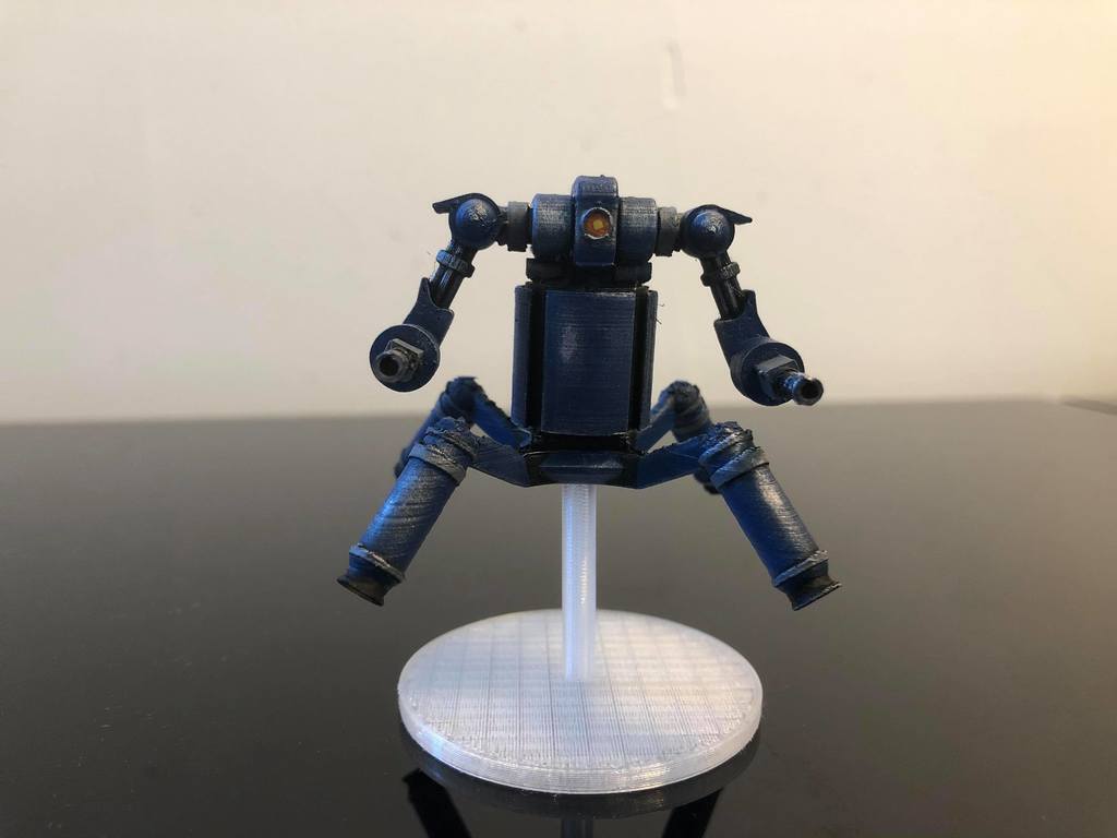 Fichier STL gratuit Mecha bleu de Mech Platoon 🤖・Objet pour imprimante ...