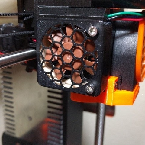 Download free 3D printer designs Prusa i3 MK3 Noctua Extruder fan cover ...