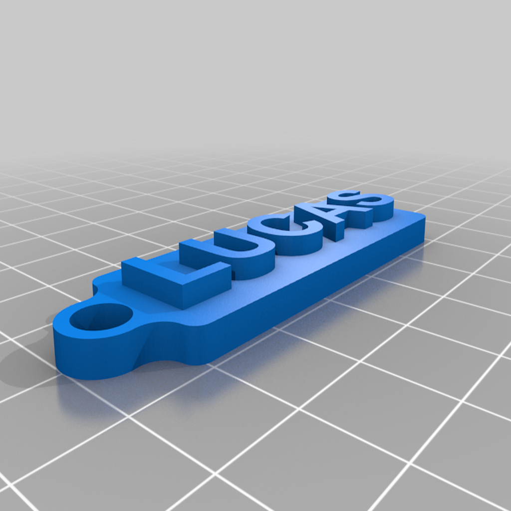 Free 3D file Porte clé prénom Lucas・3D printing model to download・Cults
