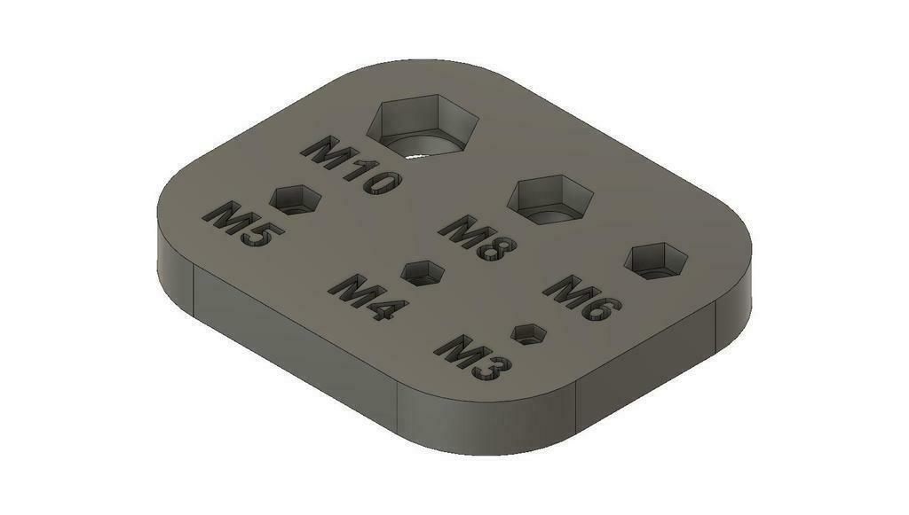 Free STL file Metric Thread Guage・3D printable model to download・Cults