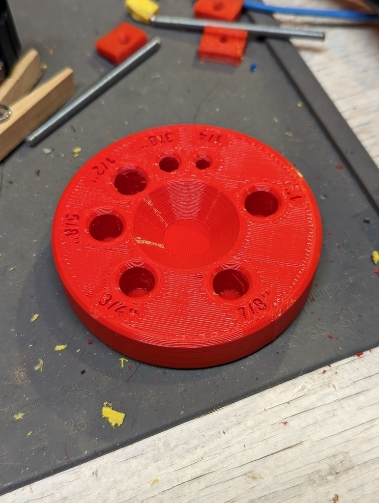 Free 3D file Forstner Bit Holder・3D printer design to download・Cults