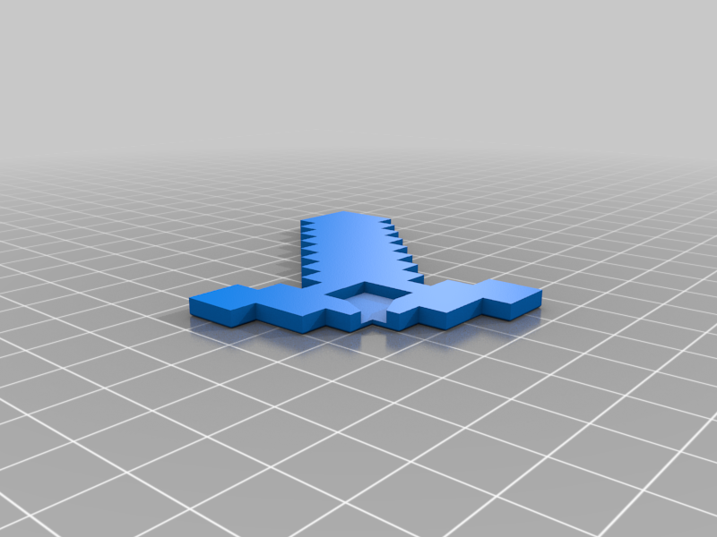 Printable Minecraft Diamond Tools Parts