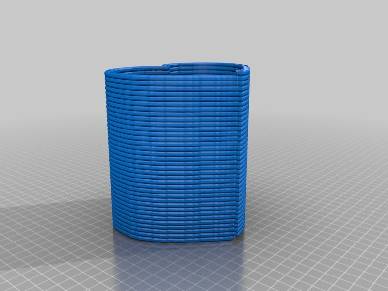 Free 3D file Heart Slinky 💜・Template to download and 3D print・Cults