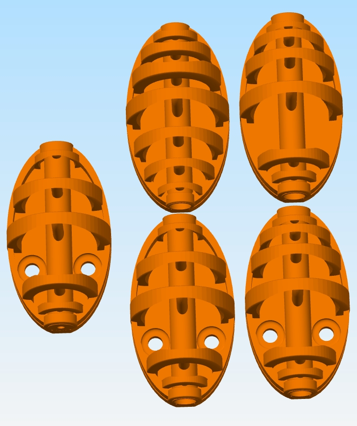 STL file 7 types of feeders 🎣・3D printer model to download・Cults