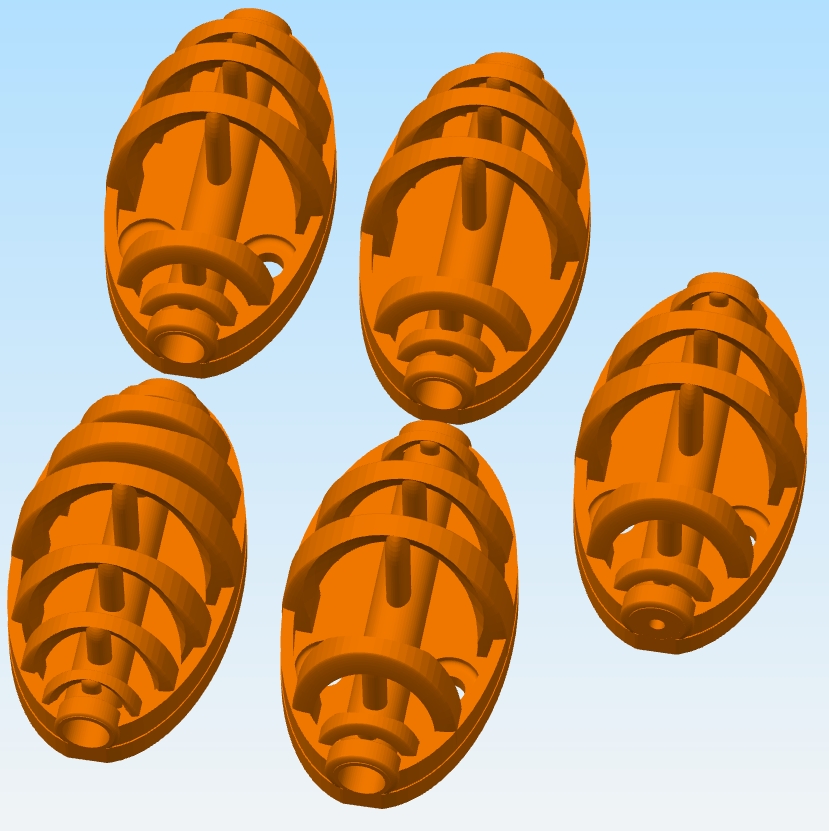 STL file 7 types of feeders 🎣・3D printer model to download・Cults