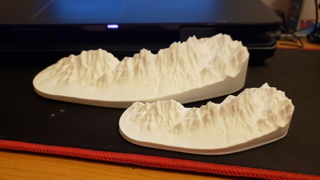 Free STL file Organ Mountains 3D Model・3D printing model to download・Cults
