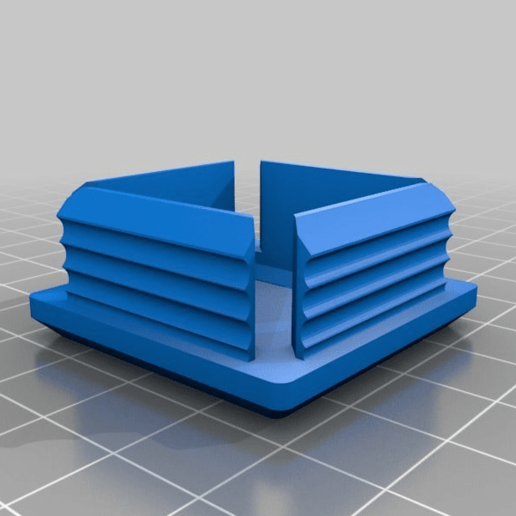 Download free STL file Square Tube Plug 1-1/2 • Design to 3D print ・ Cults