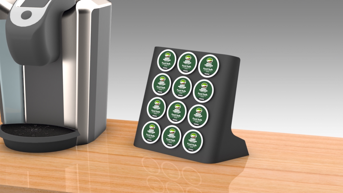 STL file Keurig K-Cup Modern Stand Large, Medium and Mini - Coffee ...
