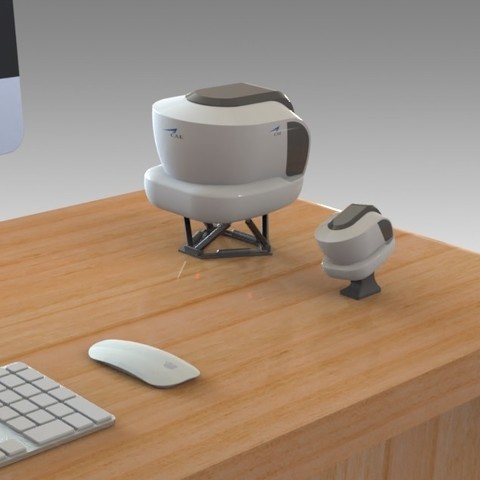 Download STL file AIRCRAFT FLIGHT SIMULATOR CAE 5000 Series - with MINI ...