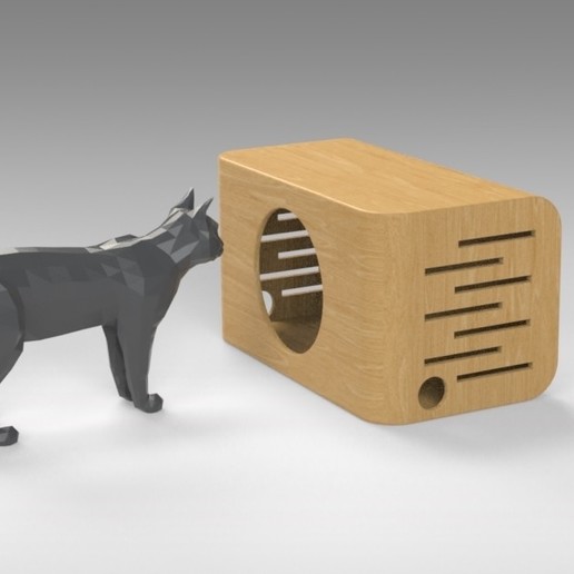 Download STL file Cat House Modern - FULL SIZE • 3D printer object ・ Cults