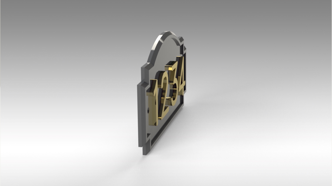 STL file Address Wall Plate with Custom Numbers 🔢・3D printer model to ...