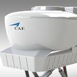 Download STL file AIRCRAFT FLIGHT CAE Simulator with OPTIONAL PIGGY ...