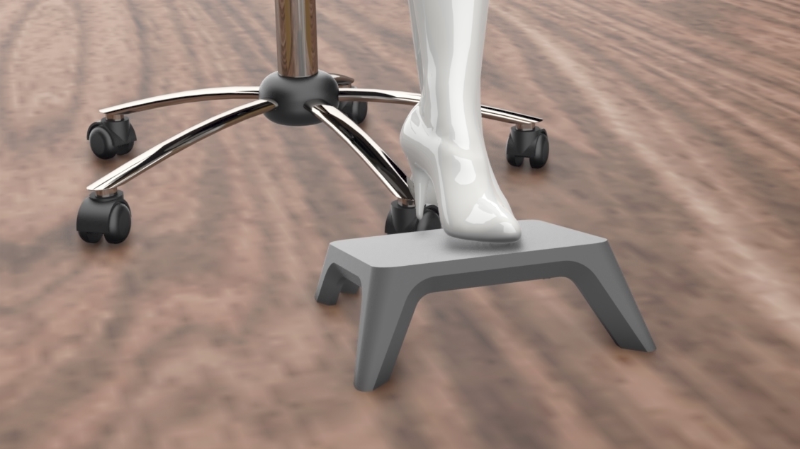 Download STL file PRO Foot Stand Ergonomic Posture • 3D printable ...