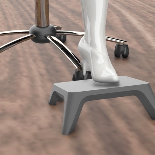 Download STL file PRO Foot Stand Ergonomic Posture • 3D printable ...